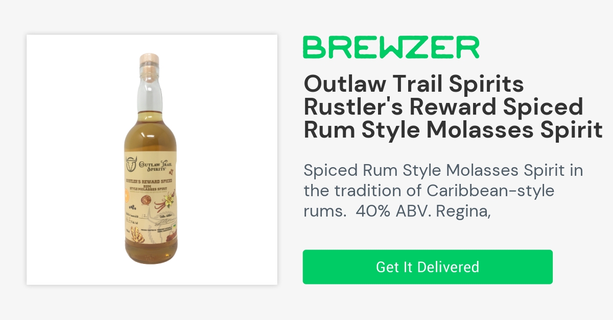 Outlaw Trail Spirits » Rustler's Reward Spiced Rum Style Molasse...