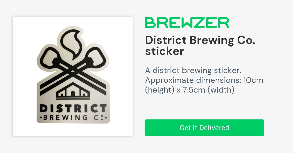 District Brewing Co. » sticker » District Brewing » Brewzer™...