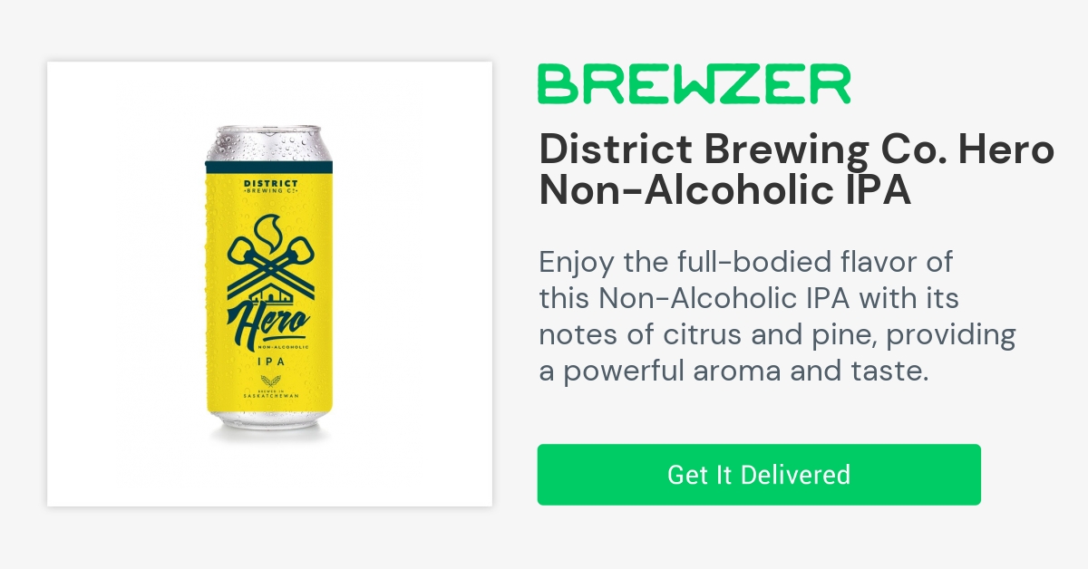 District Brewing Co. » Hero Non-Alcoholic IPA » District Brewin...